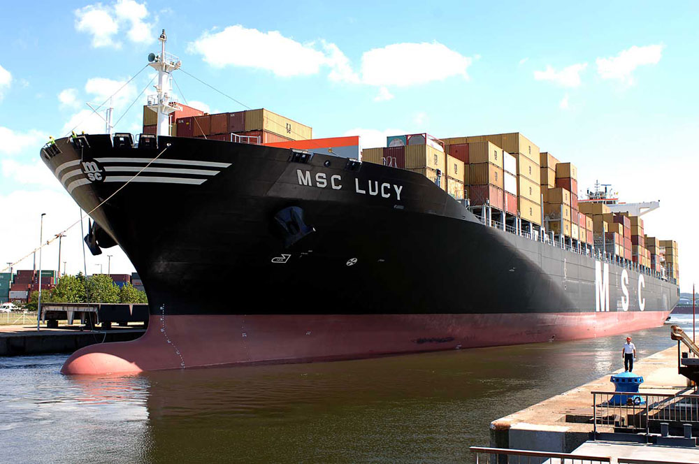 Escale inaugurale du MSC Lucy au Havre | Mer et Marine