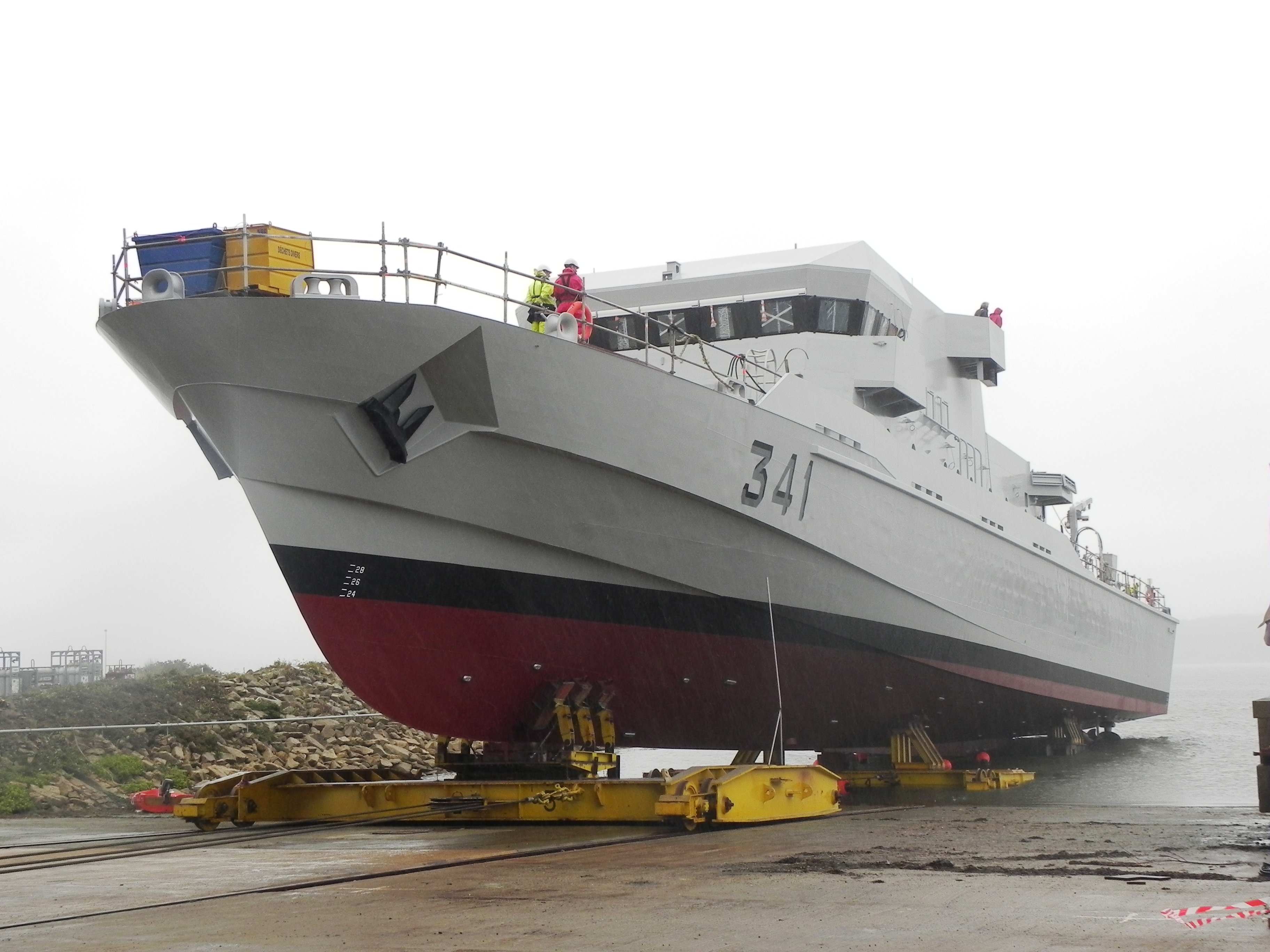 Raidco Marine et STX France mettent à flot un patrouilleur pour le ...