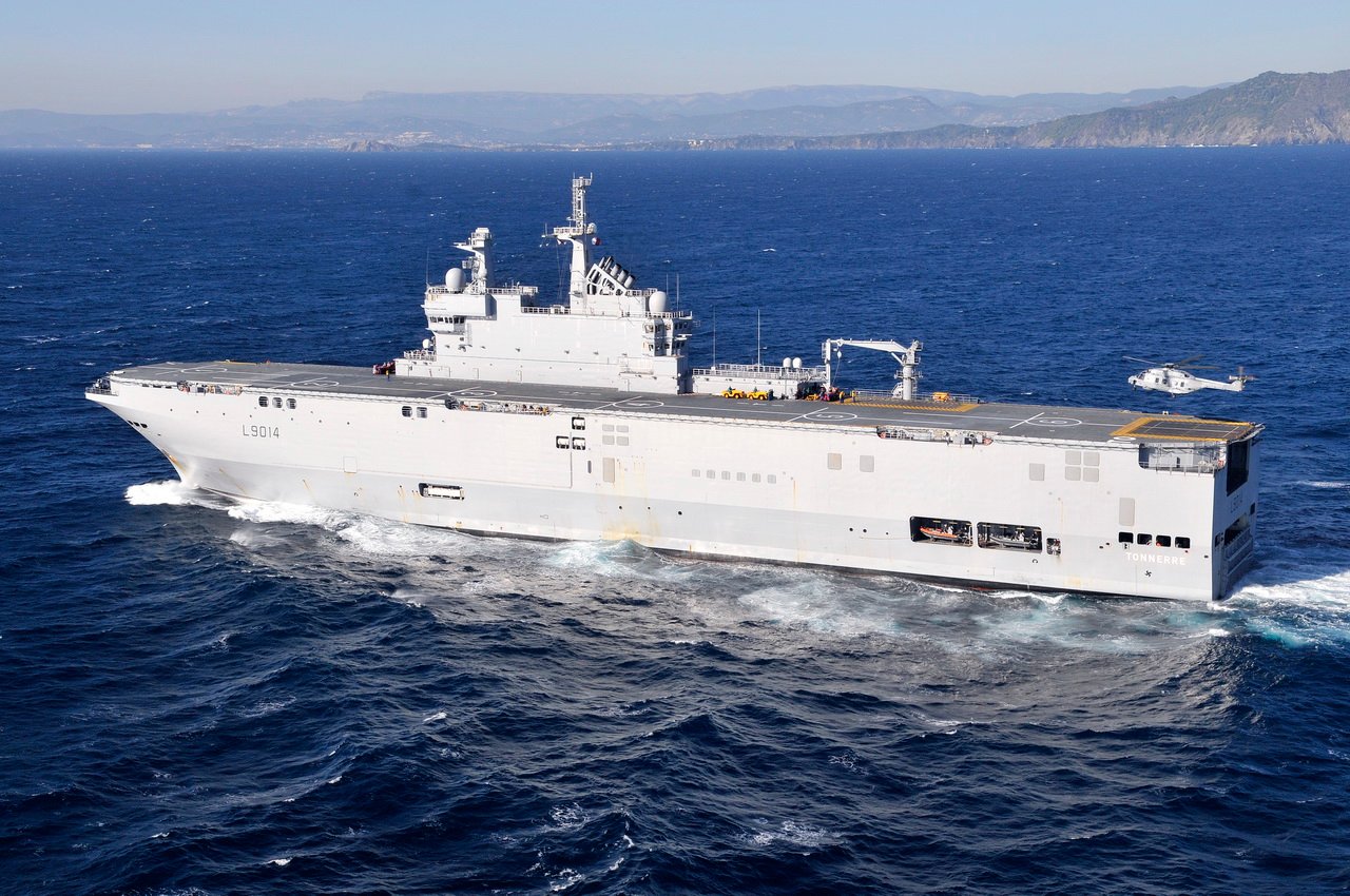 Le BPC Tonnerre rentre d'Afrique après un exercice avec la marine ...