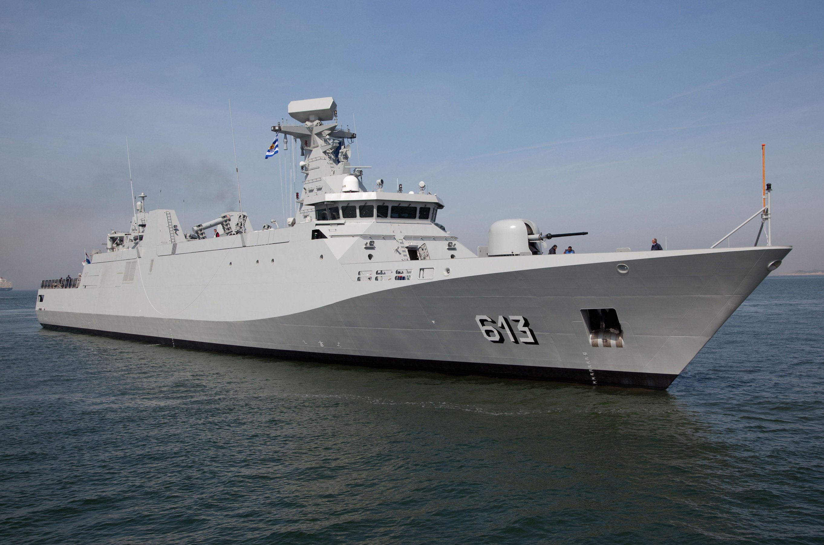 Essais en mer réussis pour la première corvette marocaine du type SIGMA ...
