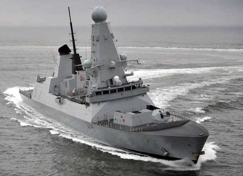 Le troisième destroyer britannique du type 45 en service | Mer et Marine