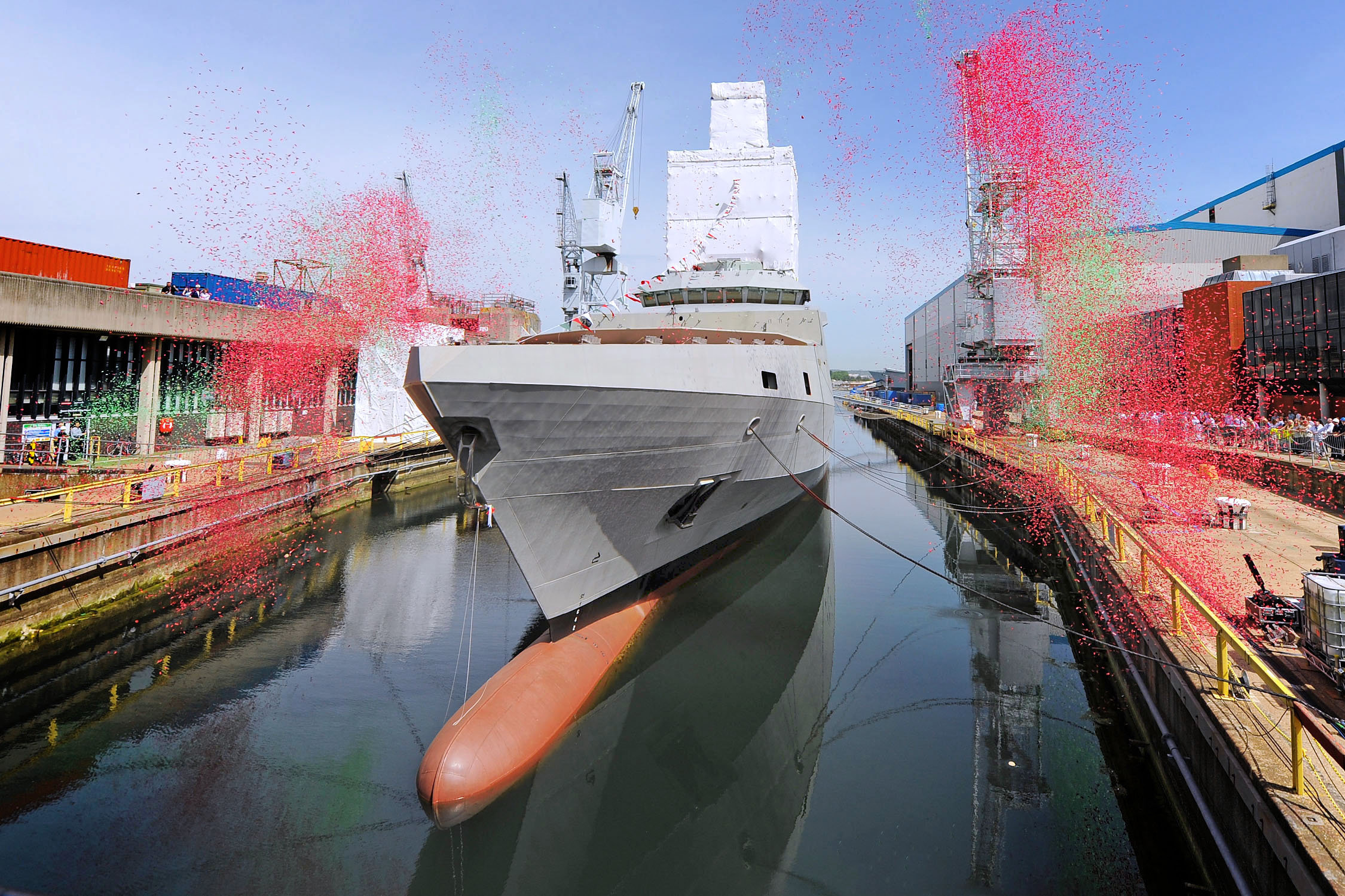 Une troisième corvette pour Oman lancée à Portsmouth | Mer et Marine