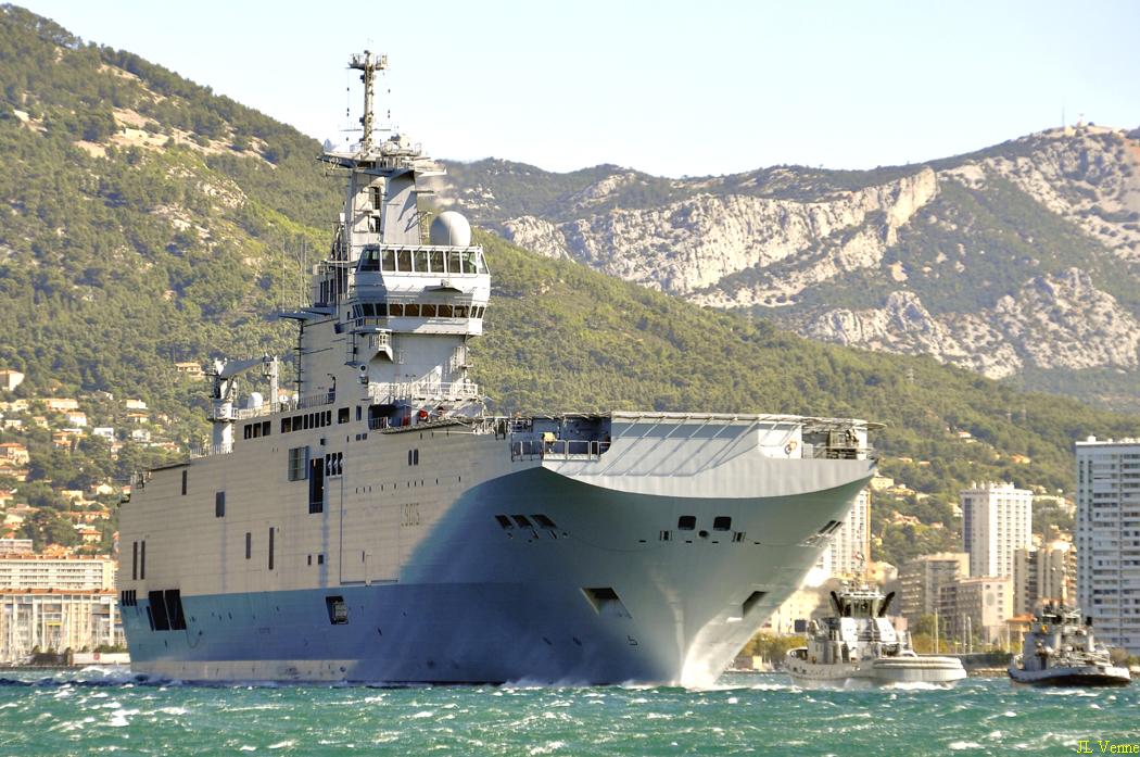 Le BPC Dixmude appareille pour ses premiers essais en Méditerranée ...