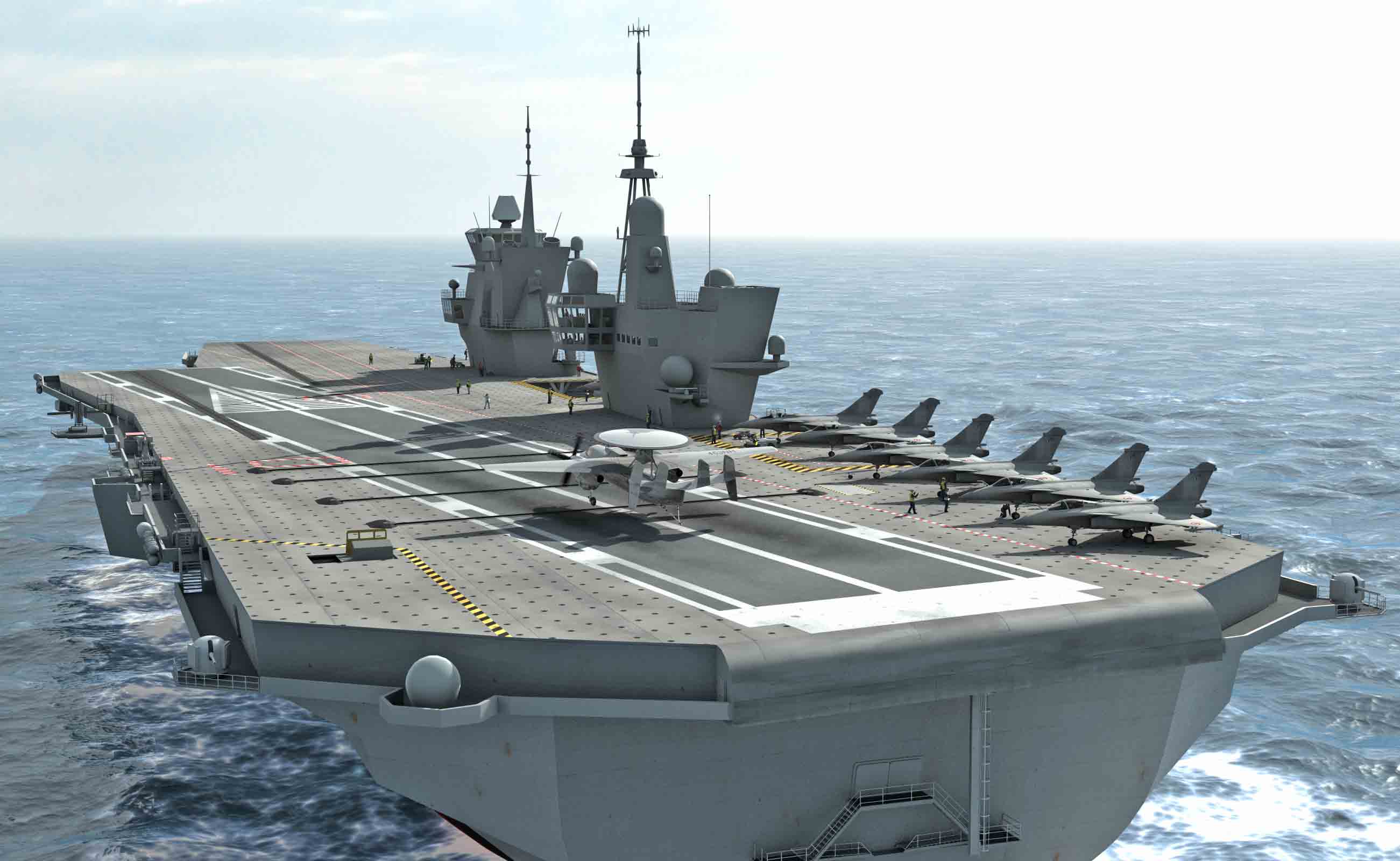 Second porte-avions : DCN et Thales priés de revoir leur copie | Mer et ...