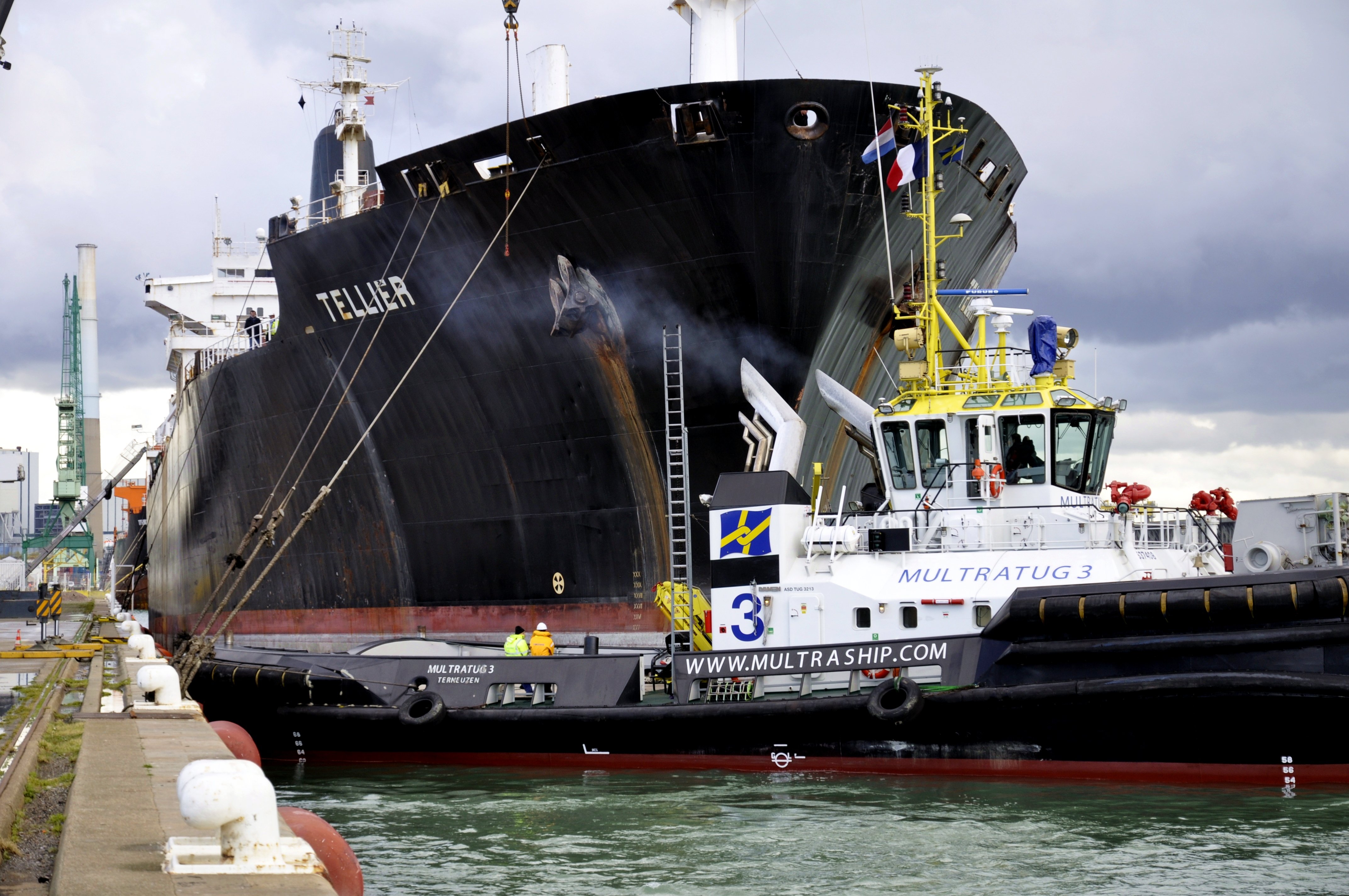 Le méthanier Tellier part en Belgique pour être démantelé | Mer et Marine