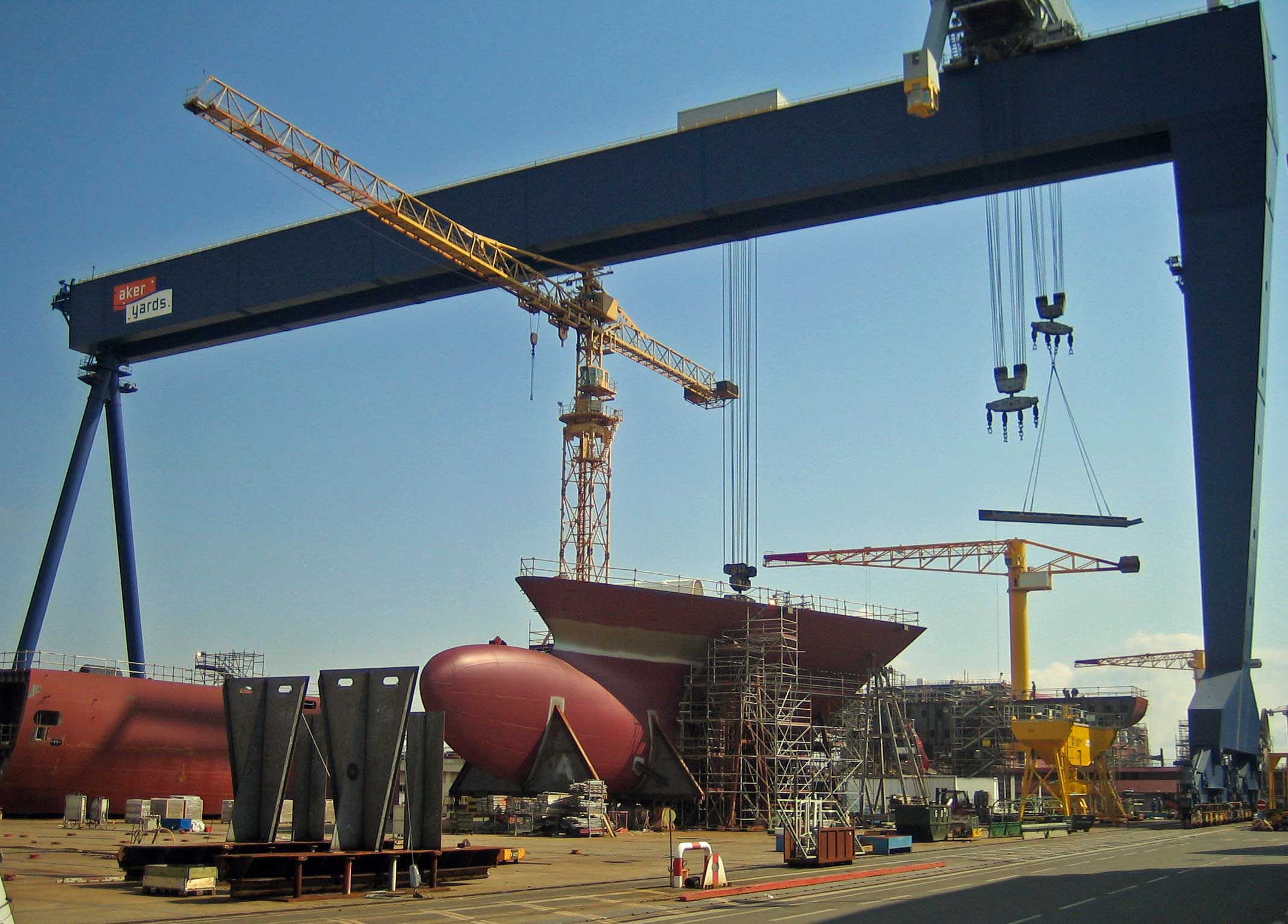 Aker Yards : Des centaines d'intérimaires sur le carreau | Mer et Marine