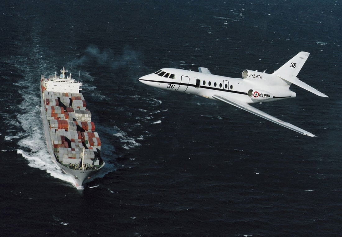 Un premier Falcon gouvernemental sera versé à la marine en 2011 | Mer ...