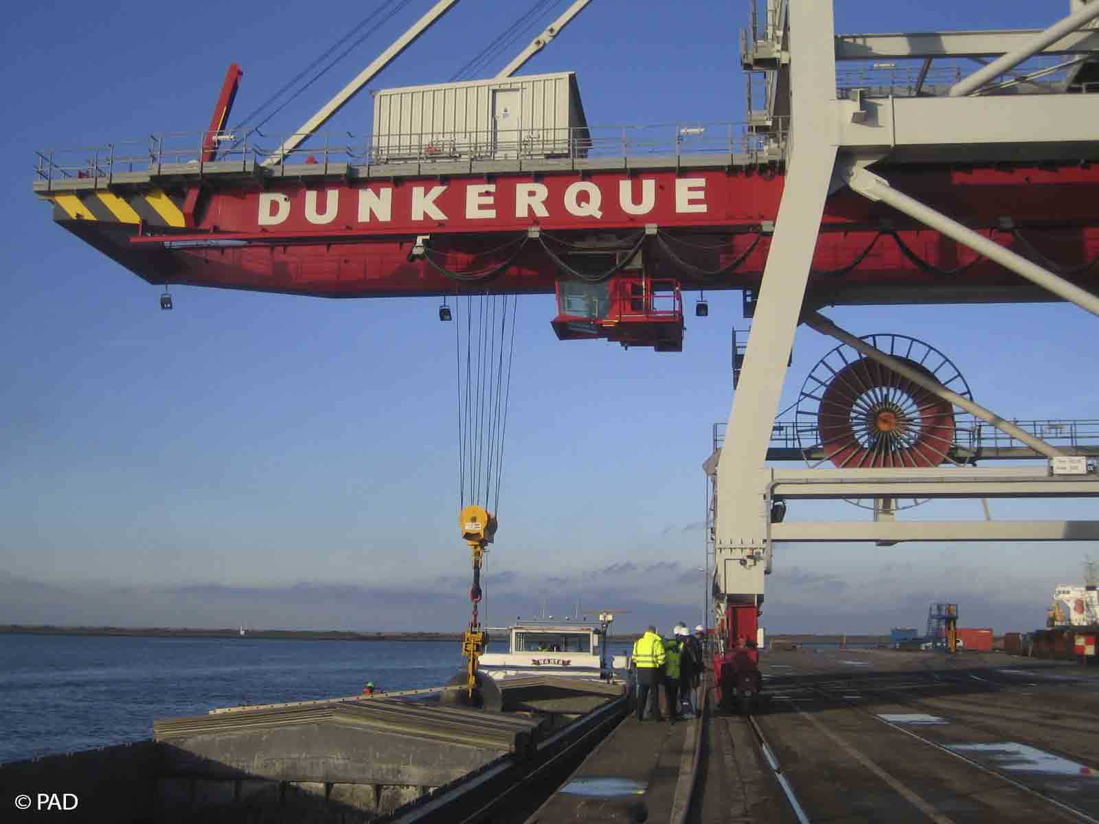 Dunkerque : Inauguration du nouveau portique au Terminal aux Aciers ...