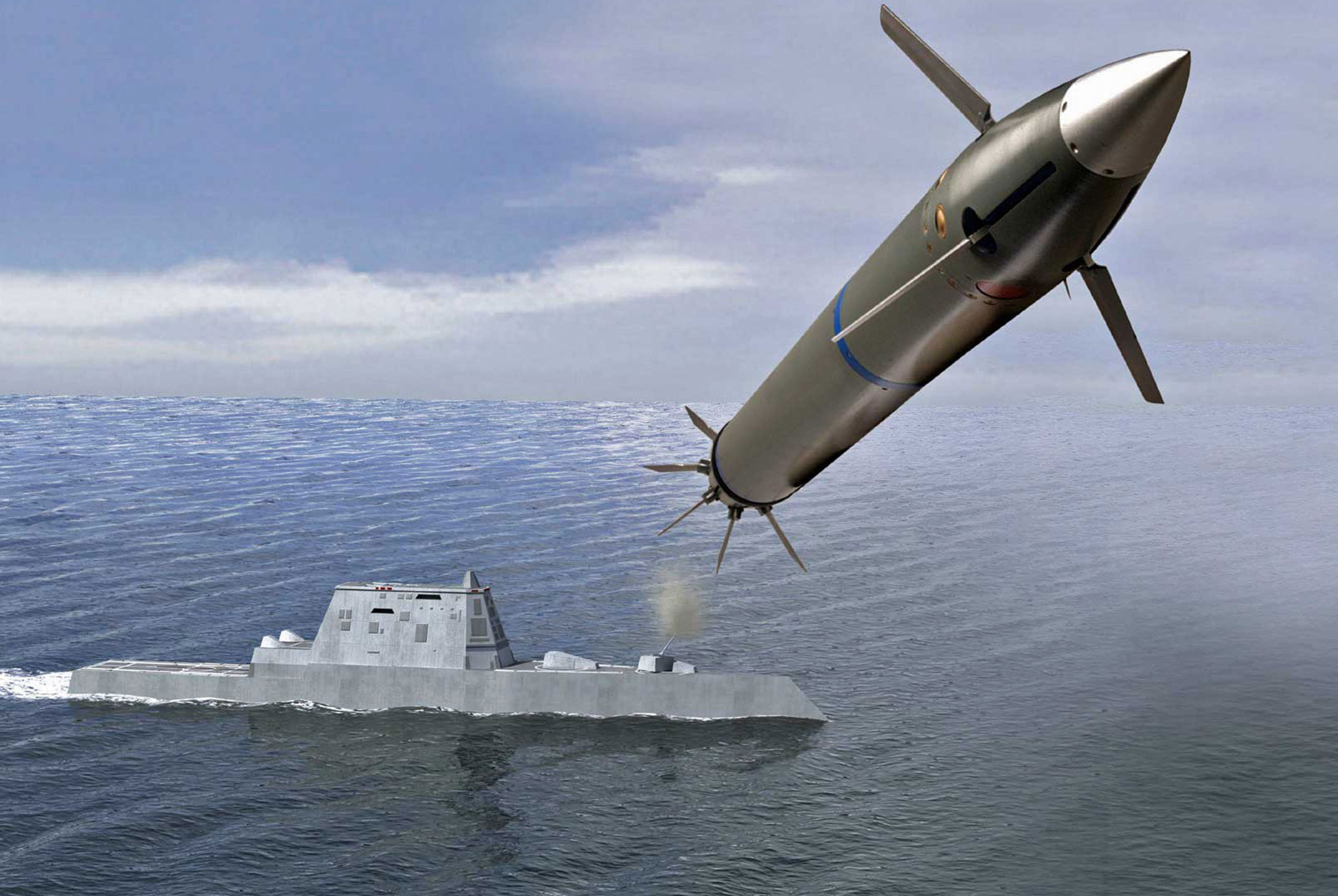 Tirs réussis pour le nouveau canon de 155mm des futurs Zumwalt | Mer et ...