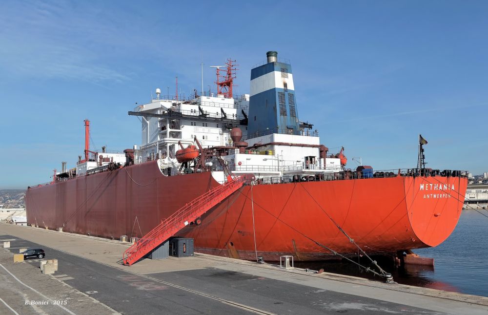 Le Methania en arrêt technique à Marseille | Mer et Marine