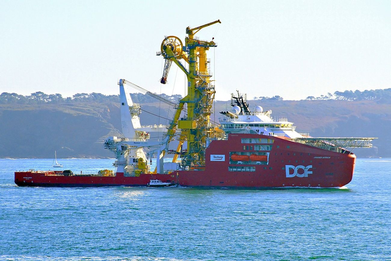 Technip : Le Skandi Africa de passage à Brest | Mer et Marine