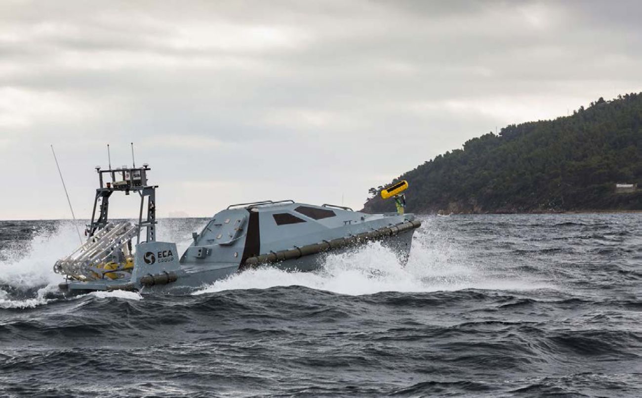 ECA vend trois drones de surface anti-mine avec sonars et ROV | Mer et ...