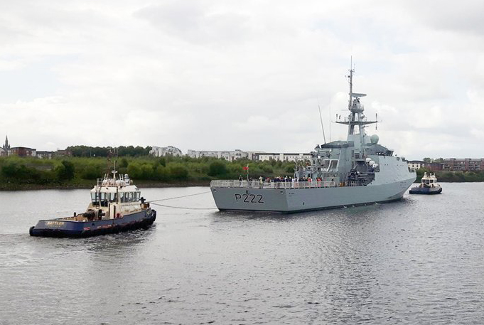 Le nouvel OPV britannique débute ses essais | Mer et Marine