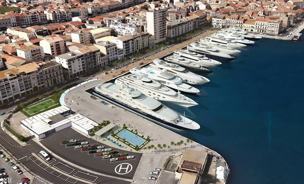 Sète va accueillir une marina pour grands yachts | Mer et Marine