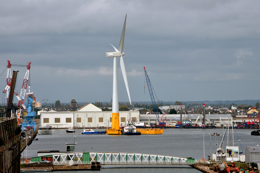 Floatgen FOW demonstrator launched | Mer et Marine