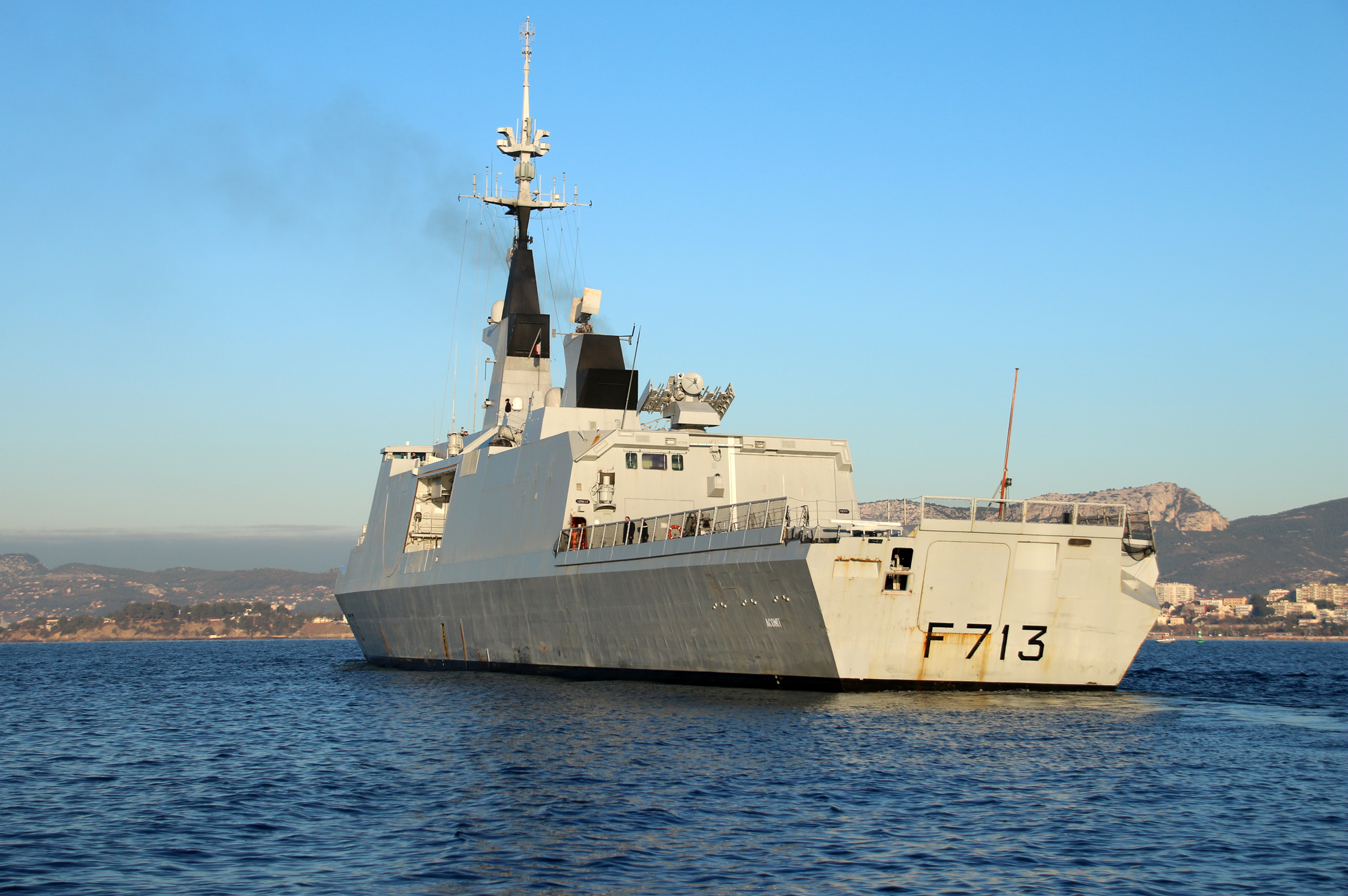 L’Aconit regagne Toulon après deux mois de mission en Méditerranée ...