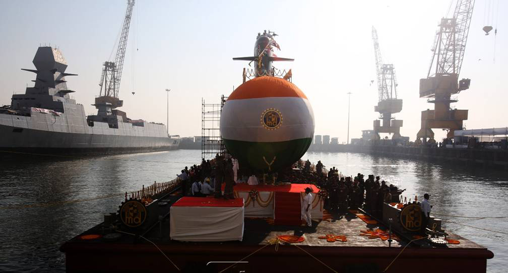Lancement du troisième Scorpene indien | Mer et Marine