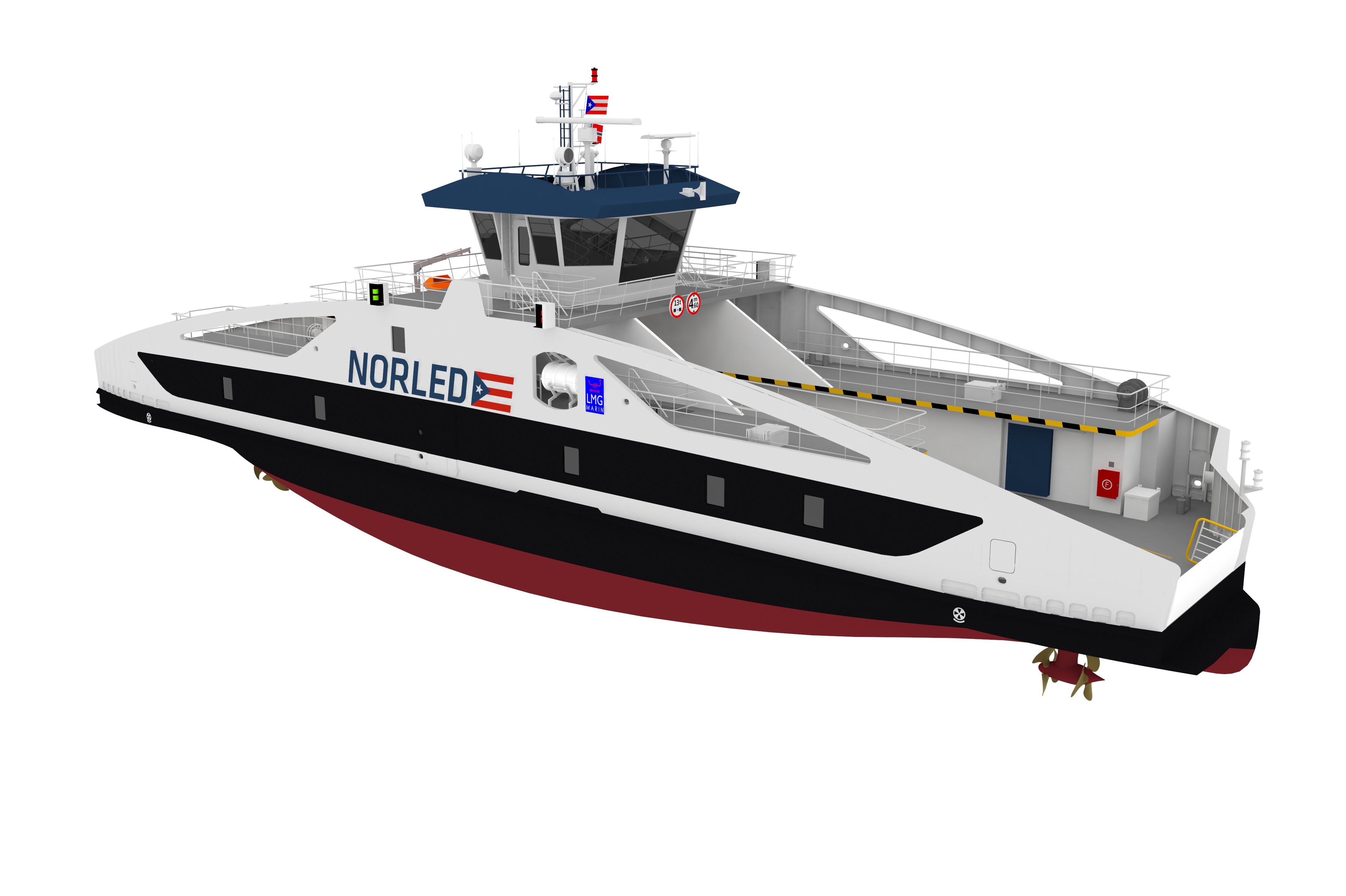 LMG Marin: un ferry 100% alu et 100% électrique | Mer et Marine