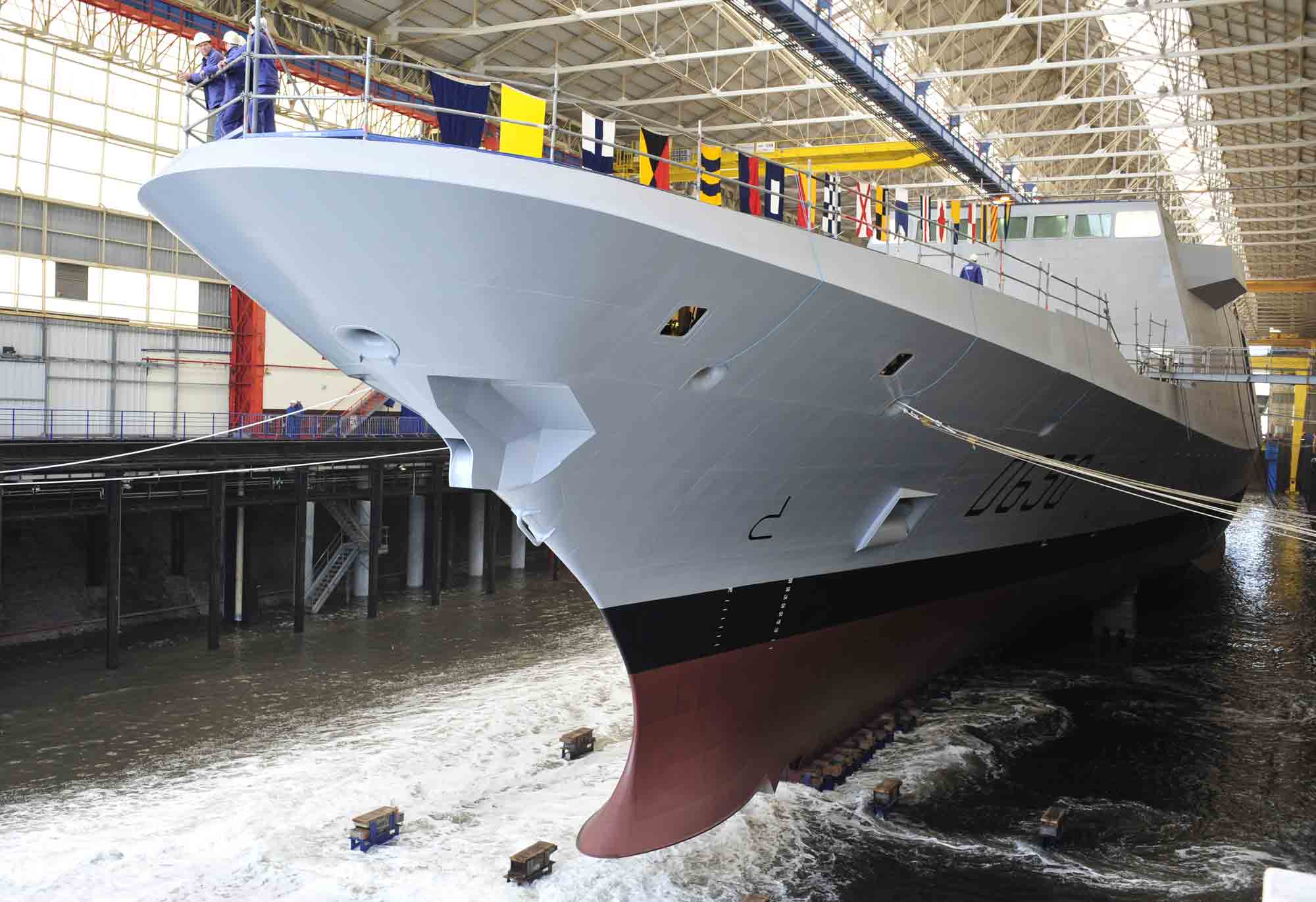 FREMM DA : mise à l’eau en vue pour l'Alsace | Mer et Marine