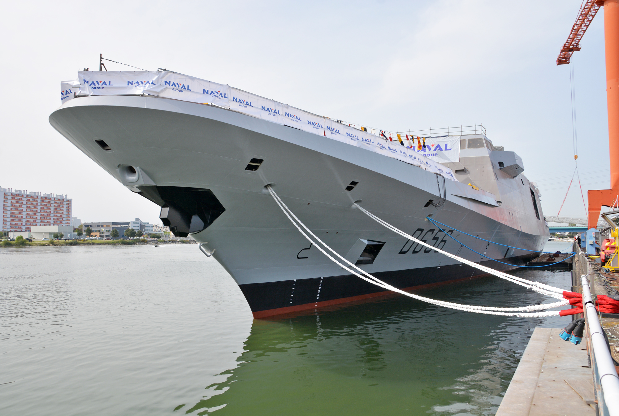 Alsace : la première FREMM DA en achèvement à flot | Mer et Marine