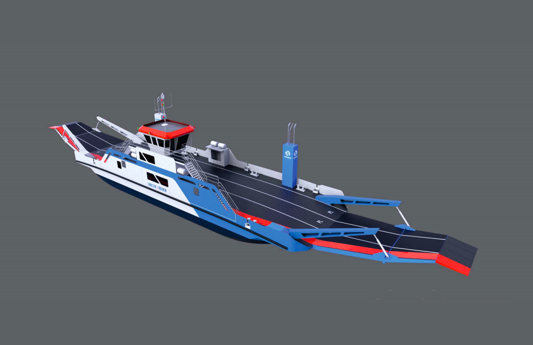 Le nouveau bac de Seine en construction | Mer et Marine