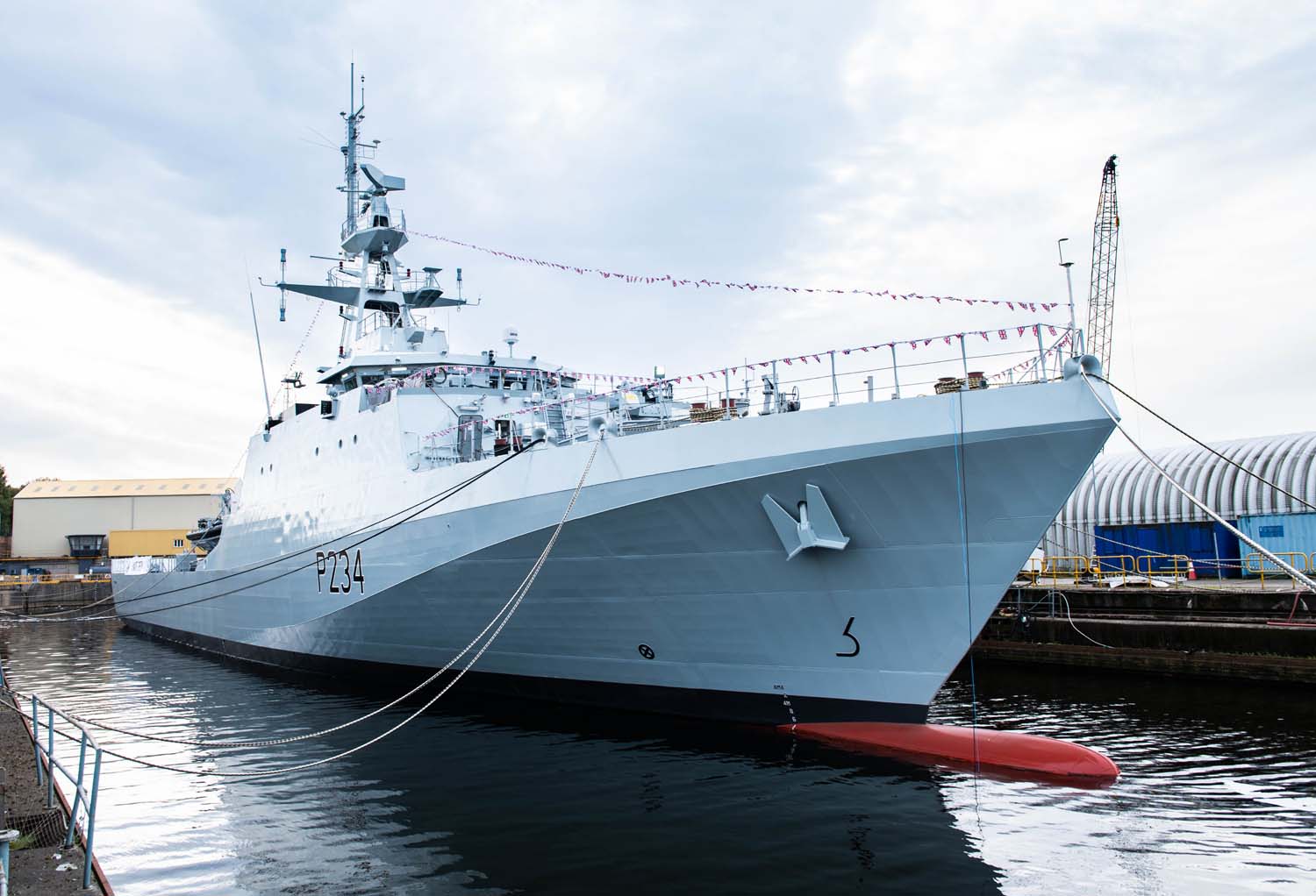 Baptême du dernier des cinq nouveaux OPV britanniques | Mer et Marine