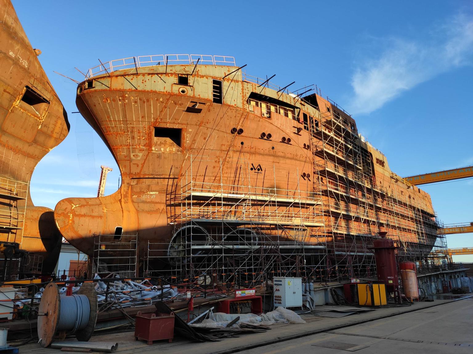 LDA : la construction du Wind of Hope avance | Mer et Marine