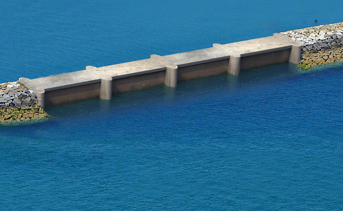 DIKWE : une digue pour protéger les ports et produire de l’énergie ...