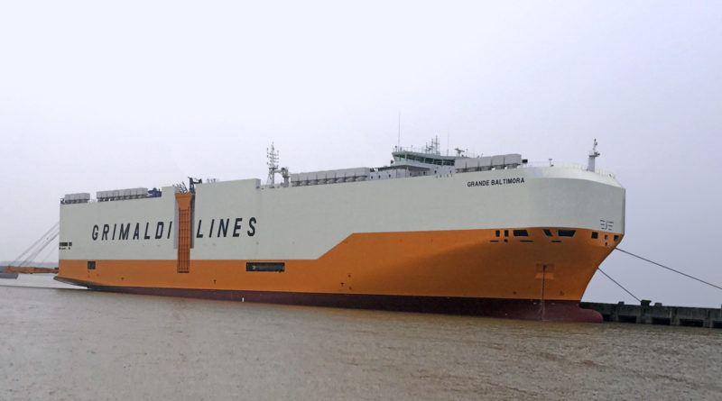 Grimaldi : Le roulier Grande New Jersey est sorti des chantiers | Mer ...