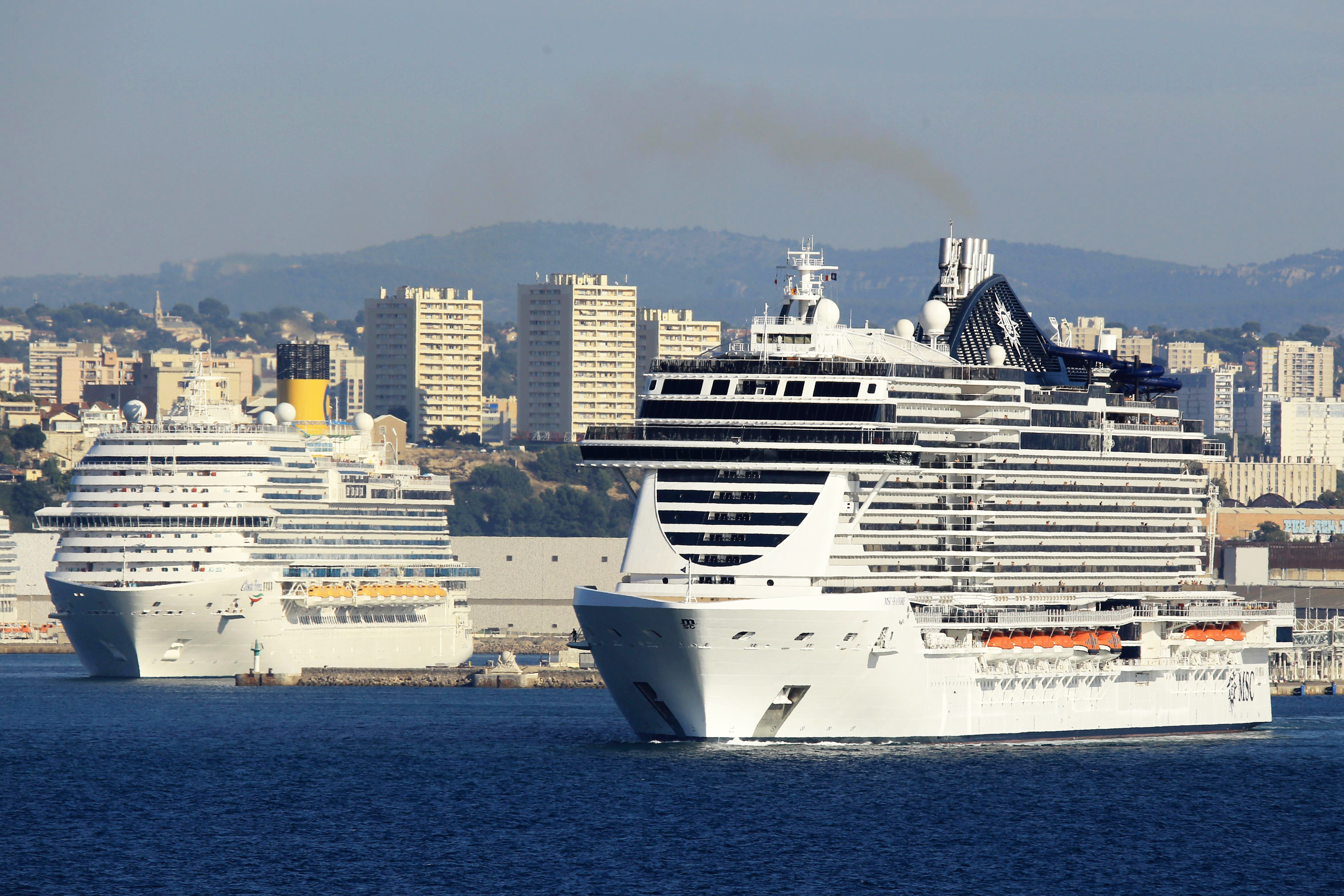 Les nouveaux Costa et MSC à Marseille | Mer et Marine