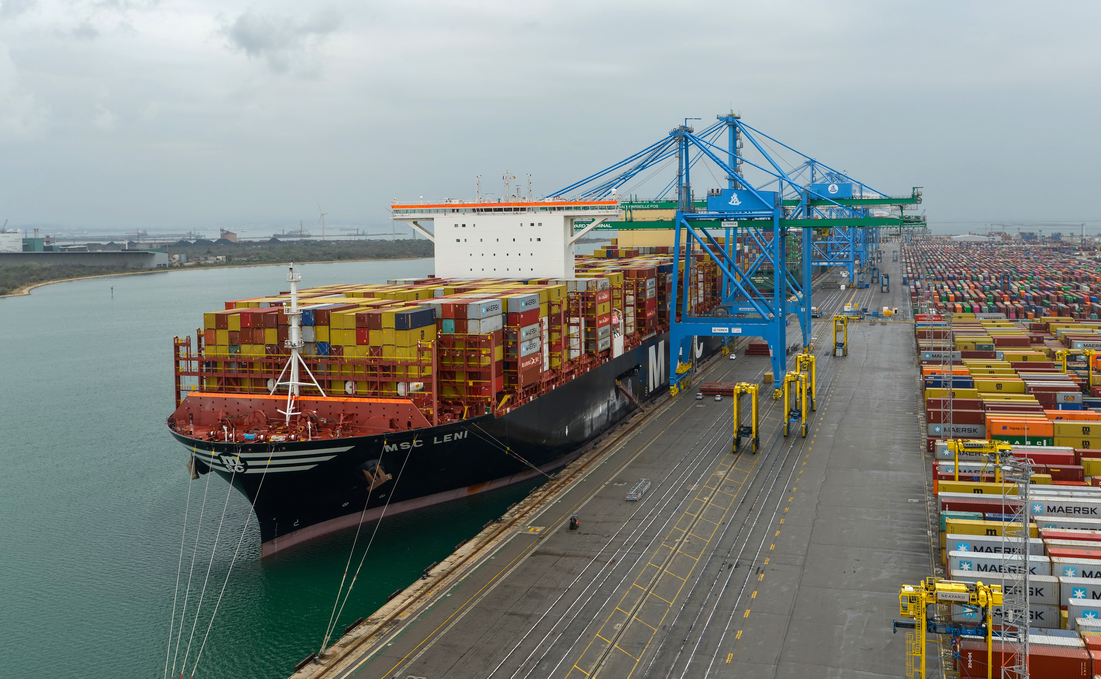 Avec le MSC Leni, les terminaux conteneurs de Fos enregistrent un ...