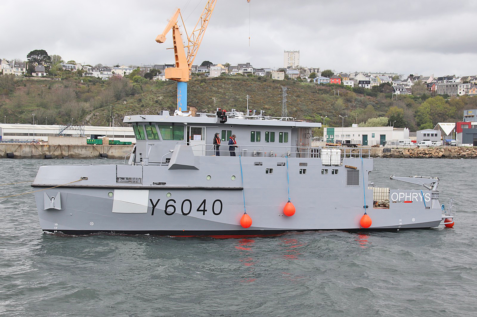 Mise à l'eau de la première VSP des plongeurs-démineurs | Mer et Marine
