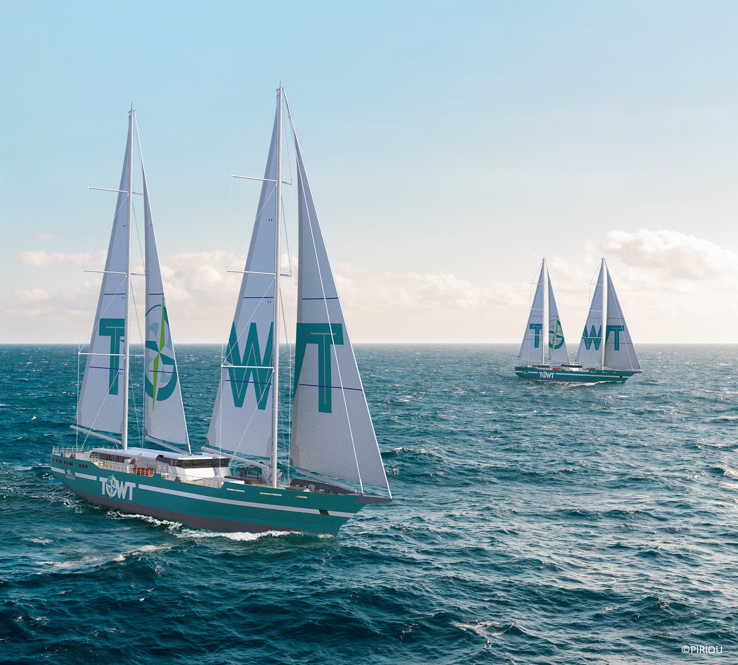 TOWT commande un deuxième cargo à voiles à Piriou | Mer et Marine