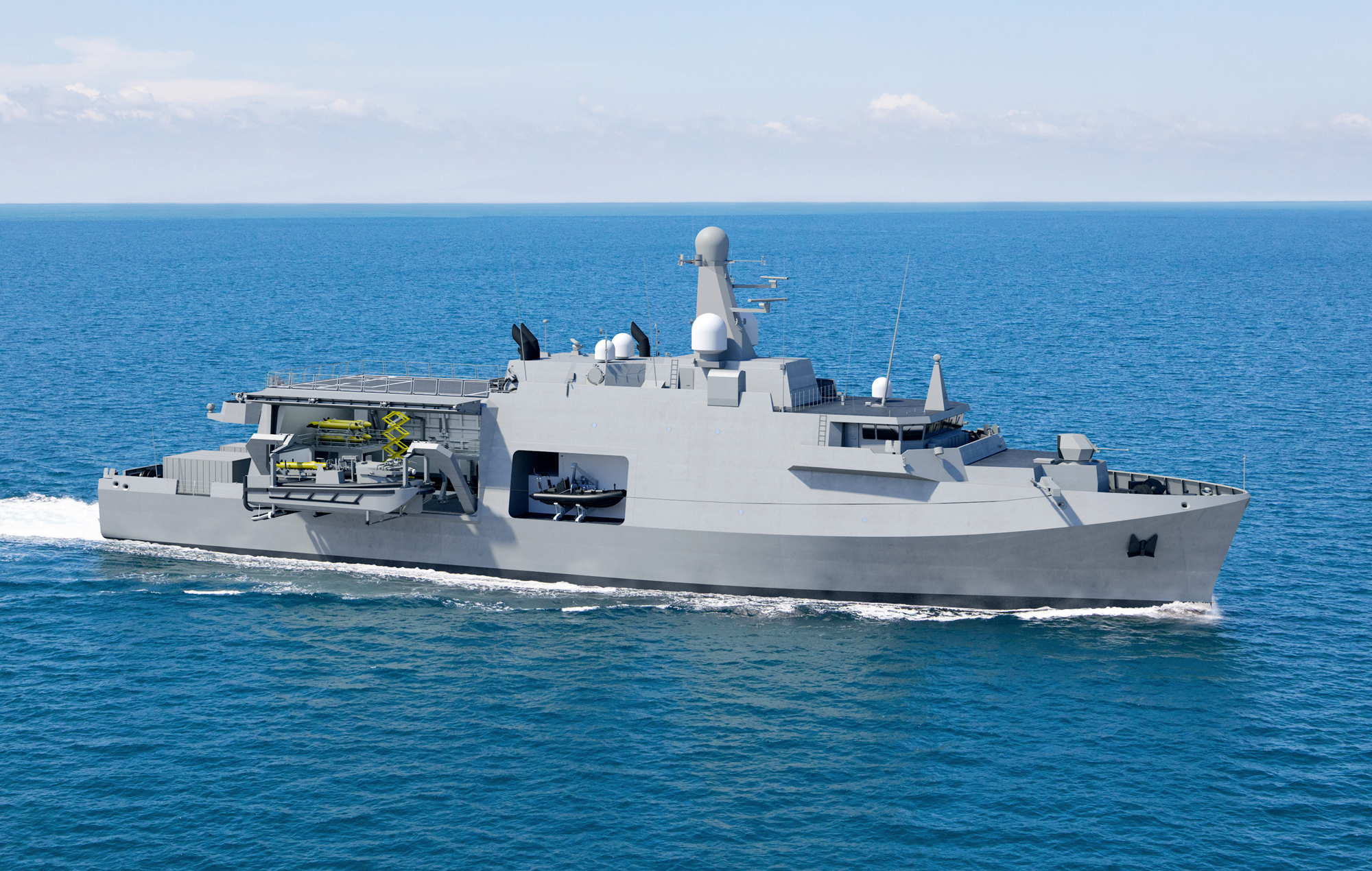 Kership : la construction des chasseurs de mines belgo-néerlandais ...