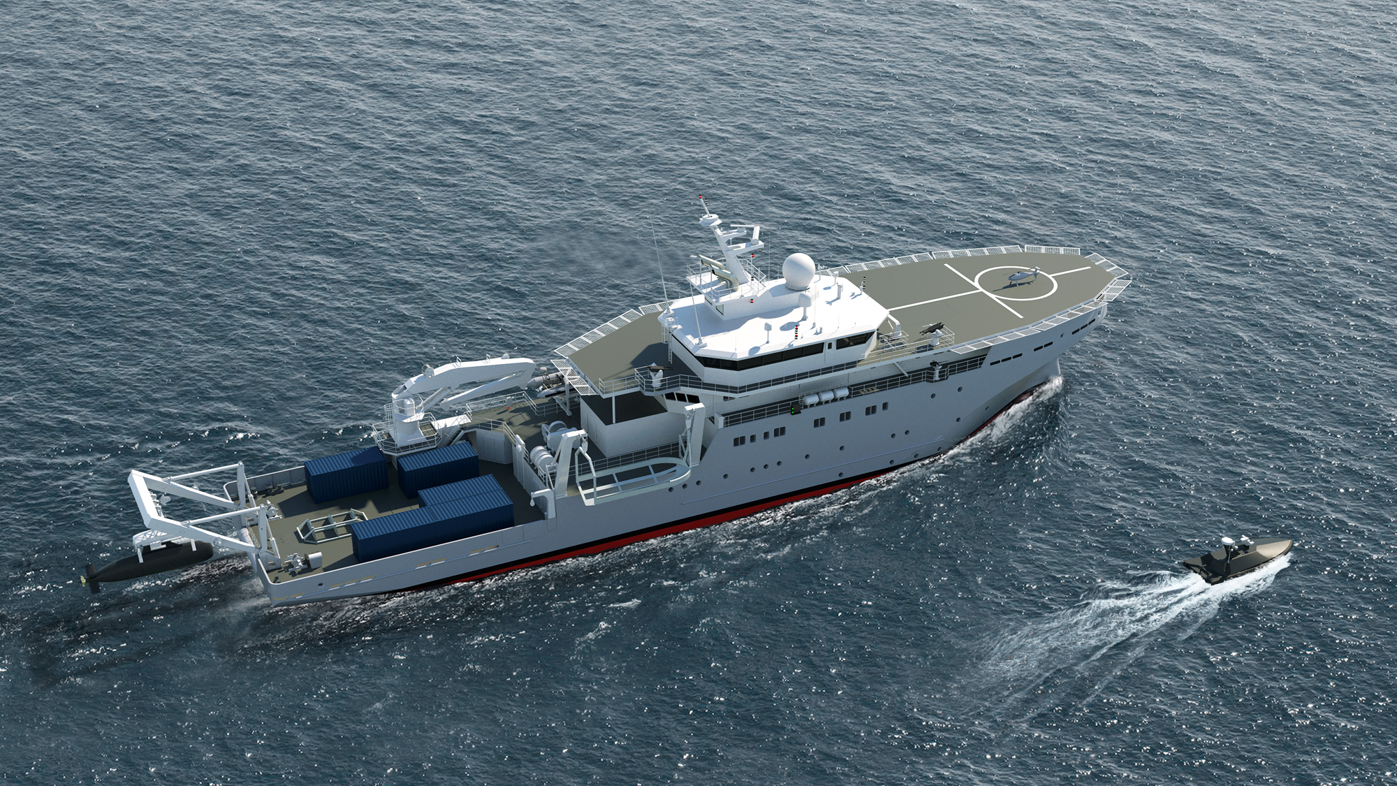 Kership : un navire spécialement conçu pour déployer des drones marins ...