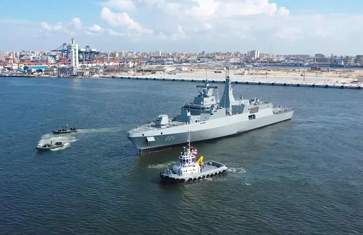 La première frégate égyptienne du type Meko A200 a rejoint Alexandrie | Mer et Marine
