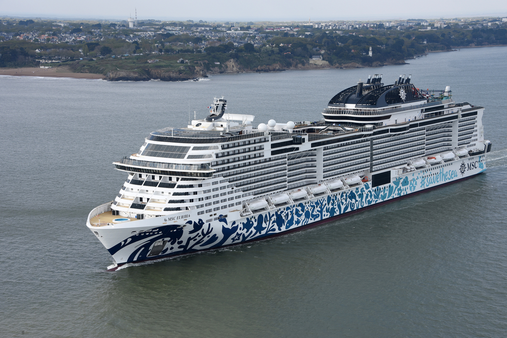 Saint-Nazaire : livraison du MSC Euribia et mise sur cale du MSC World America | Mer et Marine