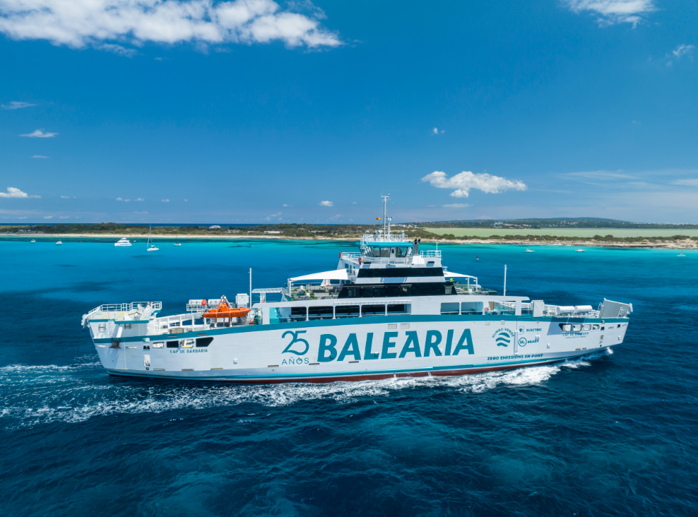 Baleària : Le premier ferry électrique espagnol entre en service | Mer ...