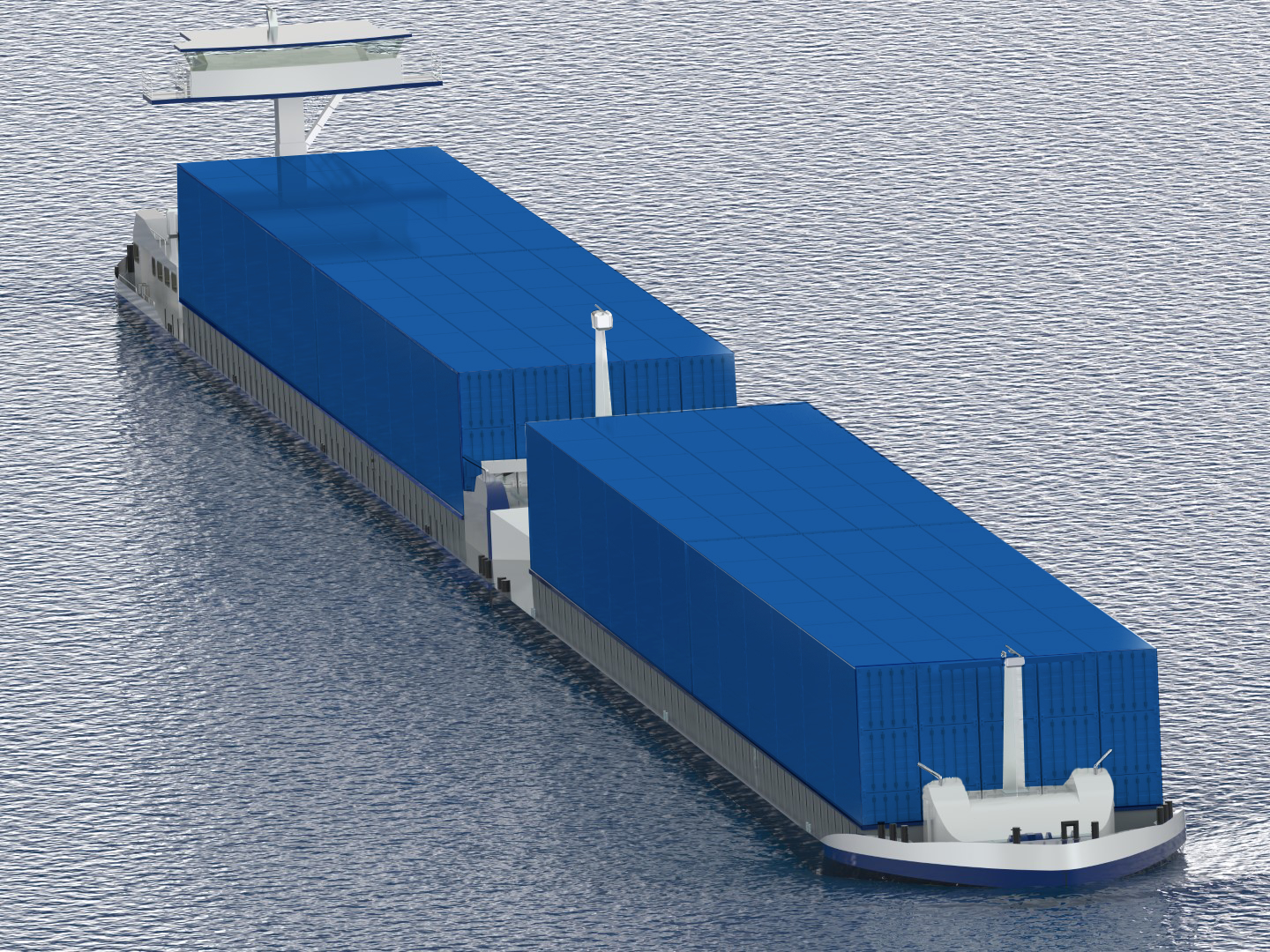 Rhénus présente des barges à hydrogène pour le trafic rhénan | Mer et ...