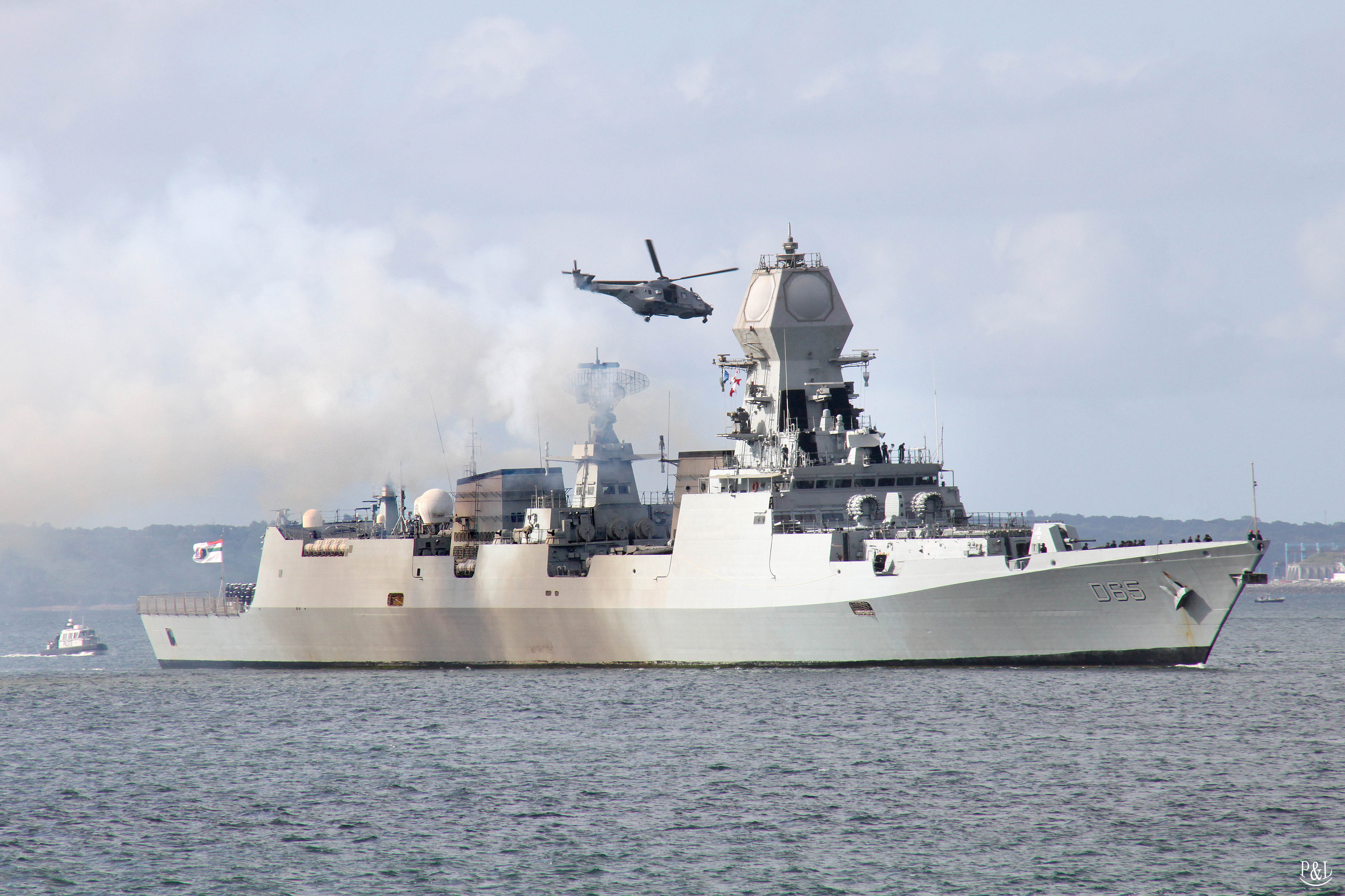 Le destroyer indien Chennai en escale à Brest | Mer et Marine