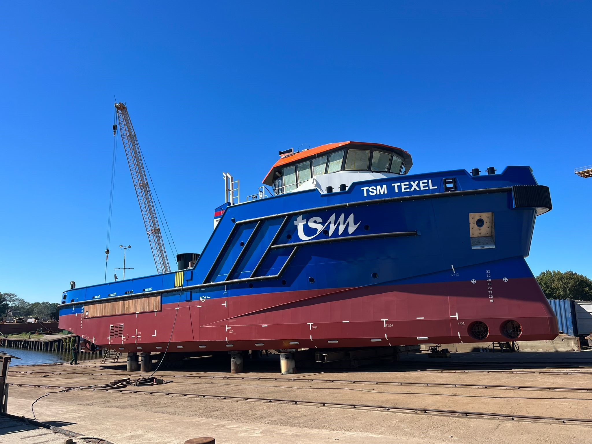 TSM : un nouveau navire polyvalent pour l’éolien en mer en construction | Mer et Marine