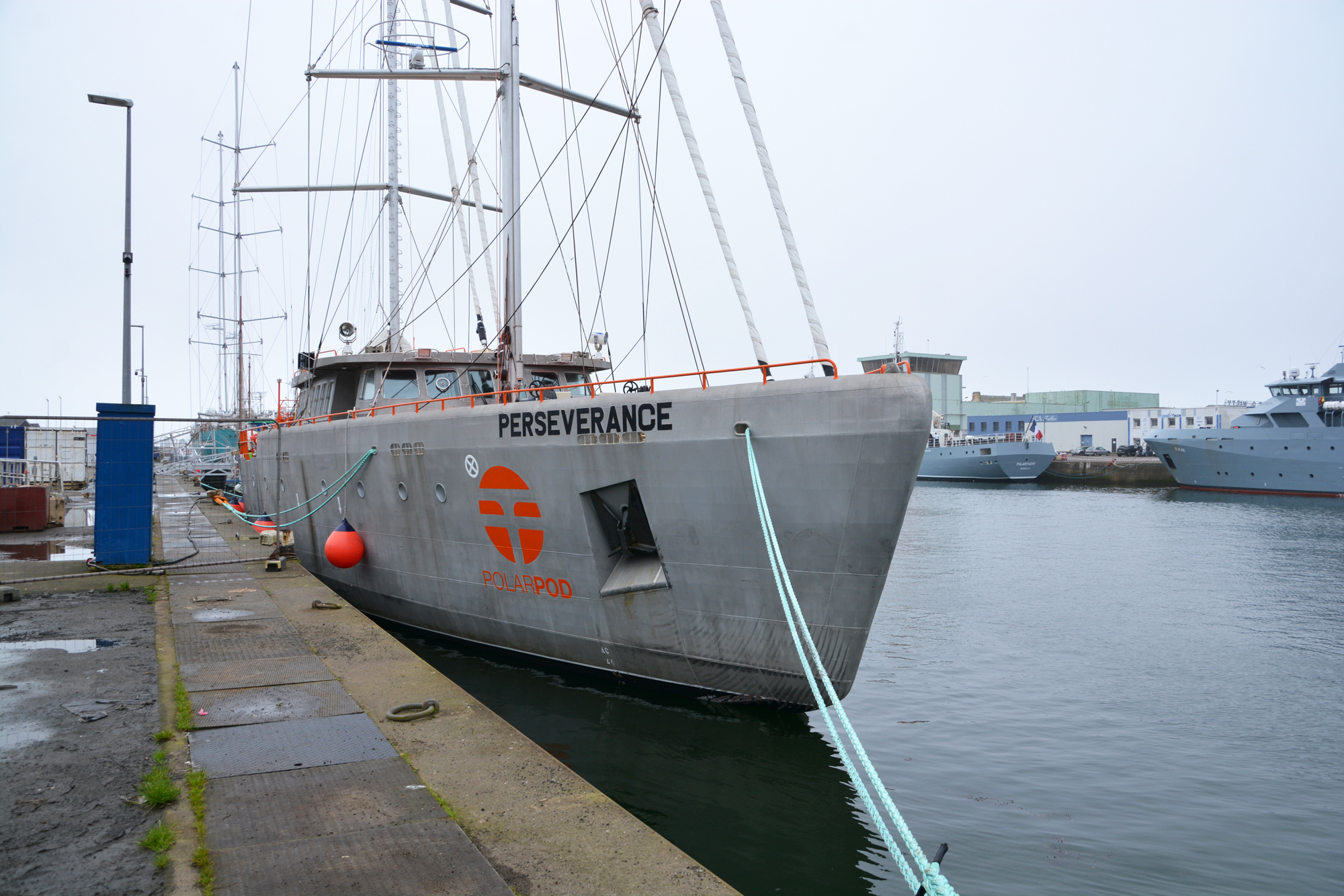 Le voilier Persévérance en maintenance à Lorient | Mer et Marine