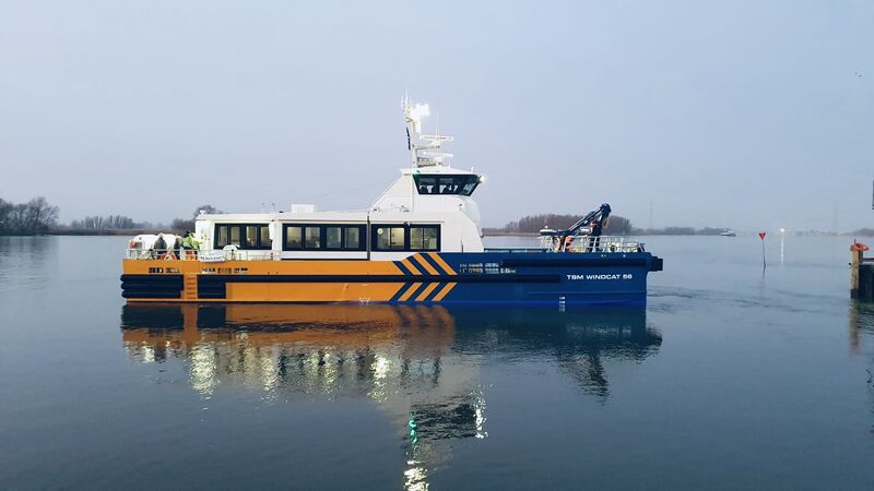 Eolien : le CTV TSM Windcat 56 est entré en flotte | Mer et Marine