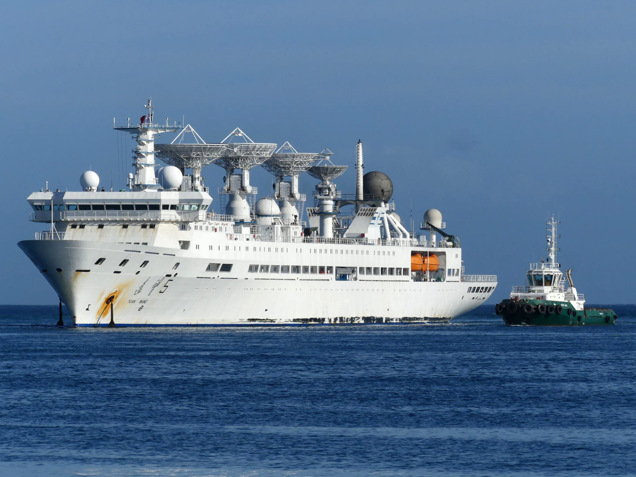 Un bâtiment d’observation spatiale chinois en escale à Papeete | Mer et Marine