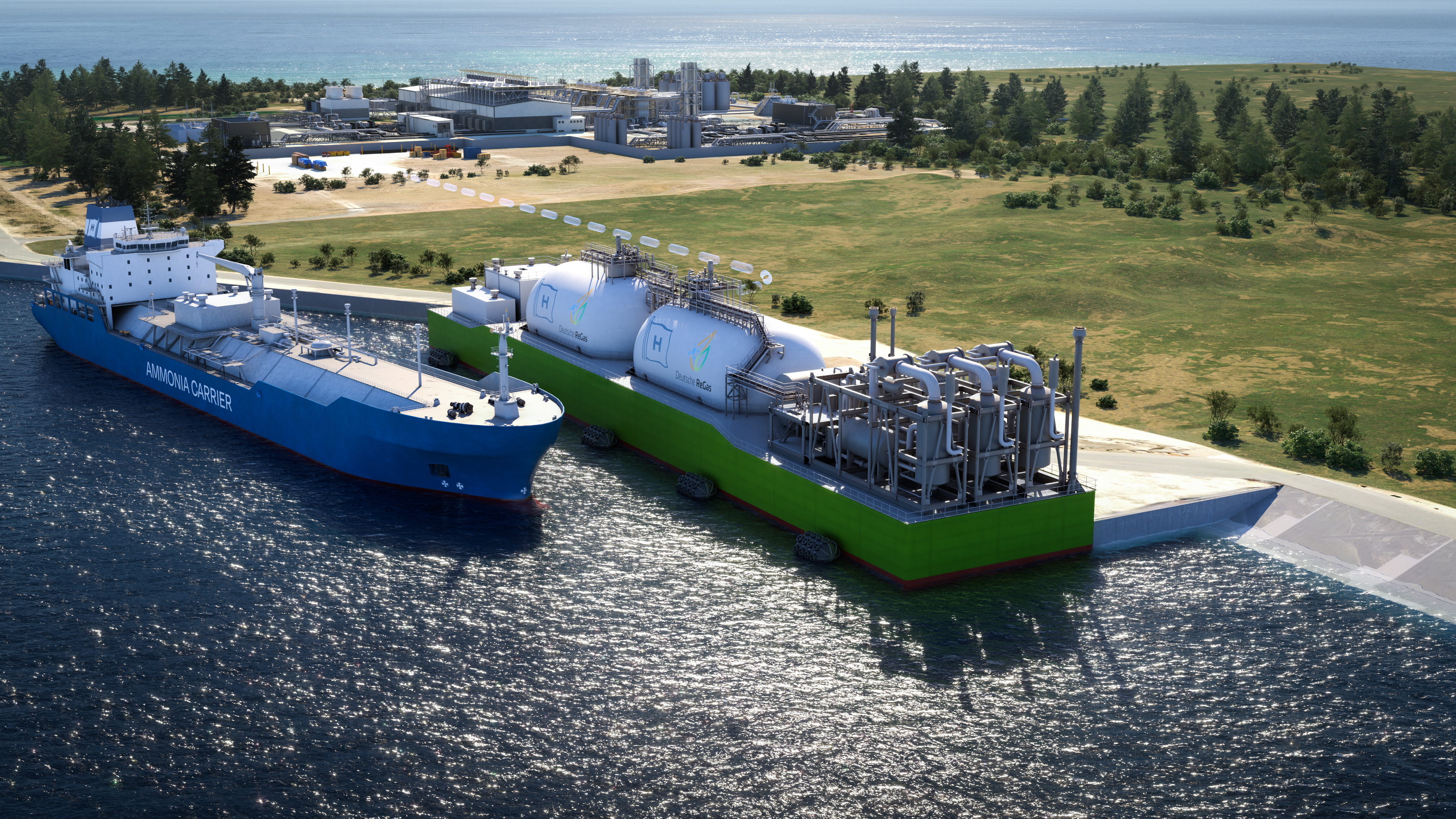 Deutsche ReGas et Höegh LNG portent un projet de terminal flottant pour ...
