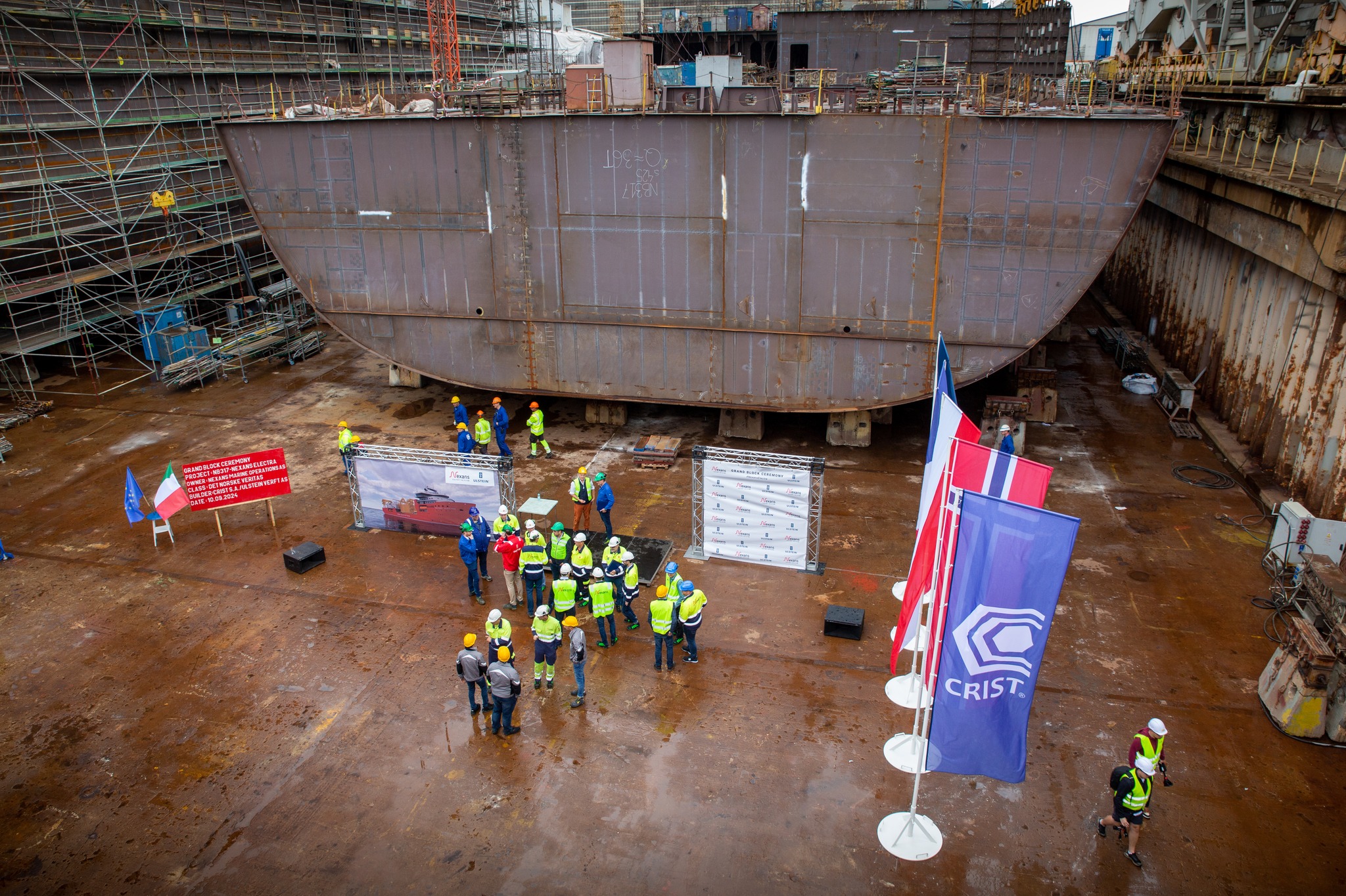 La construction du nouveau câblier de Nexans se poursuit | Mer et Marine