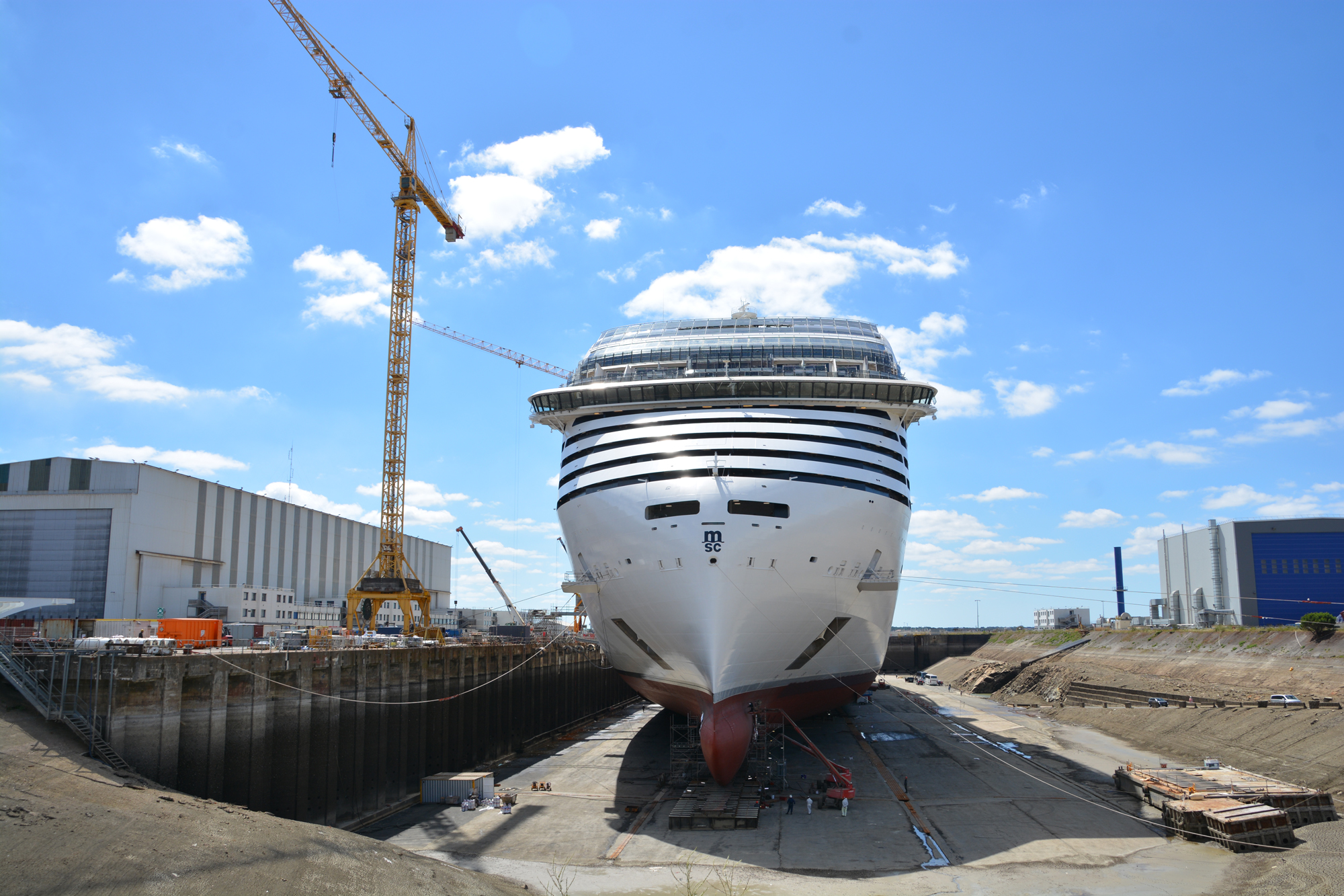 MSC: les Chantiers de l’Atlantique vont débuter la construction du 4ème paquebot de la classe ...