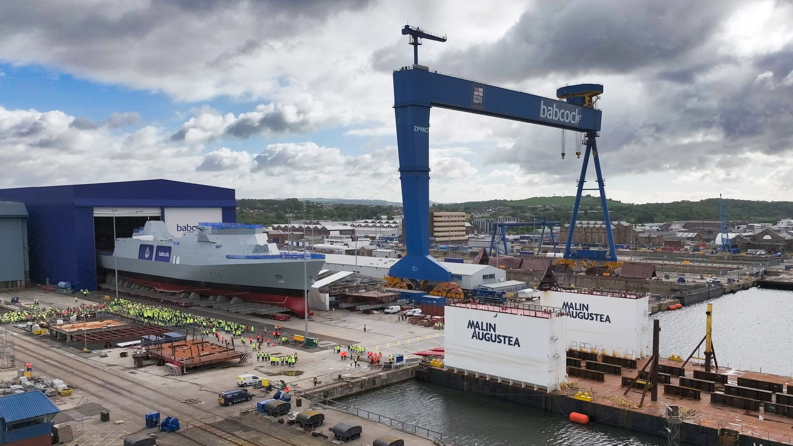 Royal Navy : la première frégate du Type 31 s’apprête à être mise à l’eau | Mer et Marine