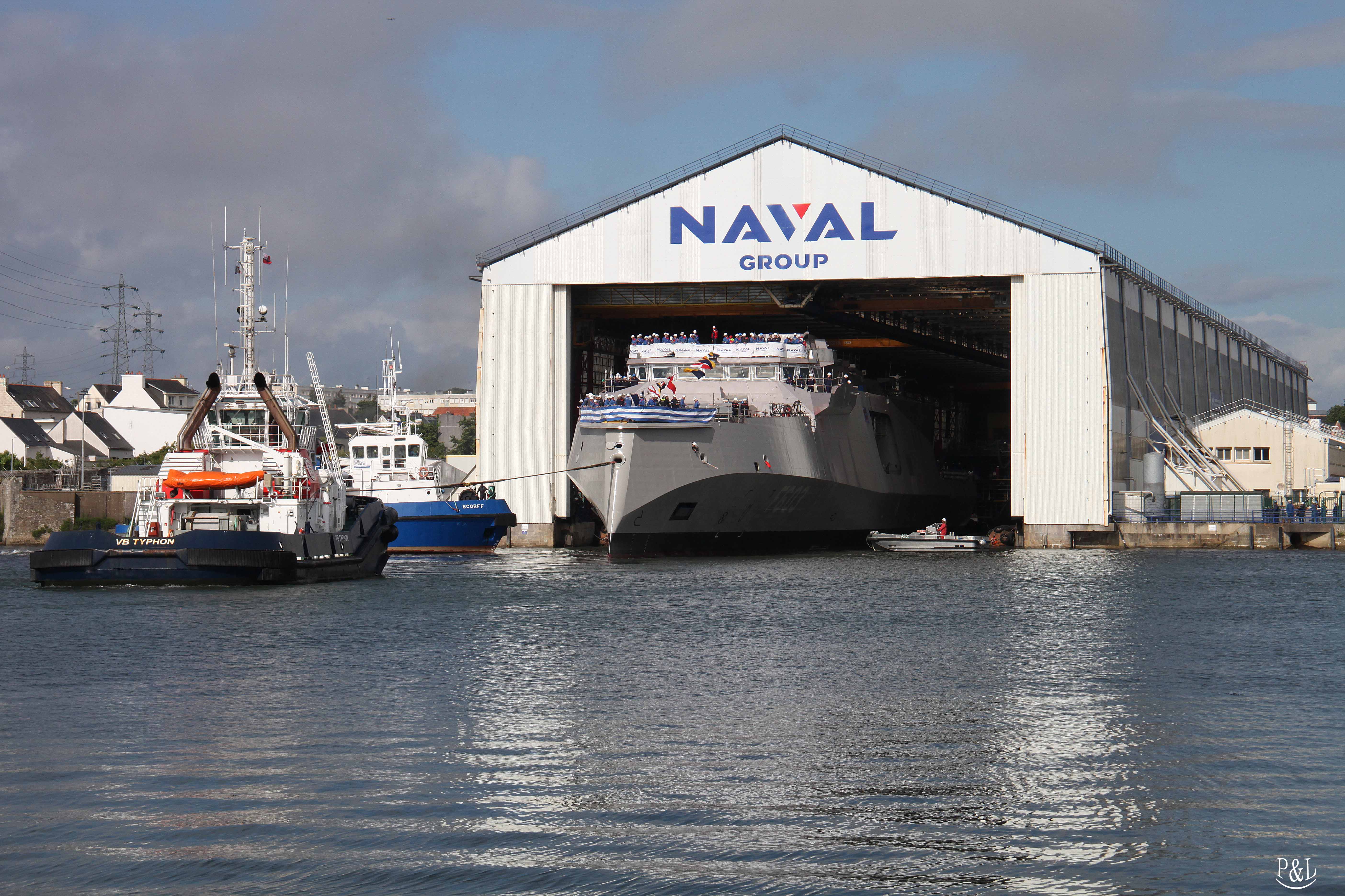 Après sa mise à l'eau à Lorient, la troisième FDI grecque a déjà reçu ...