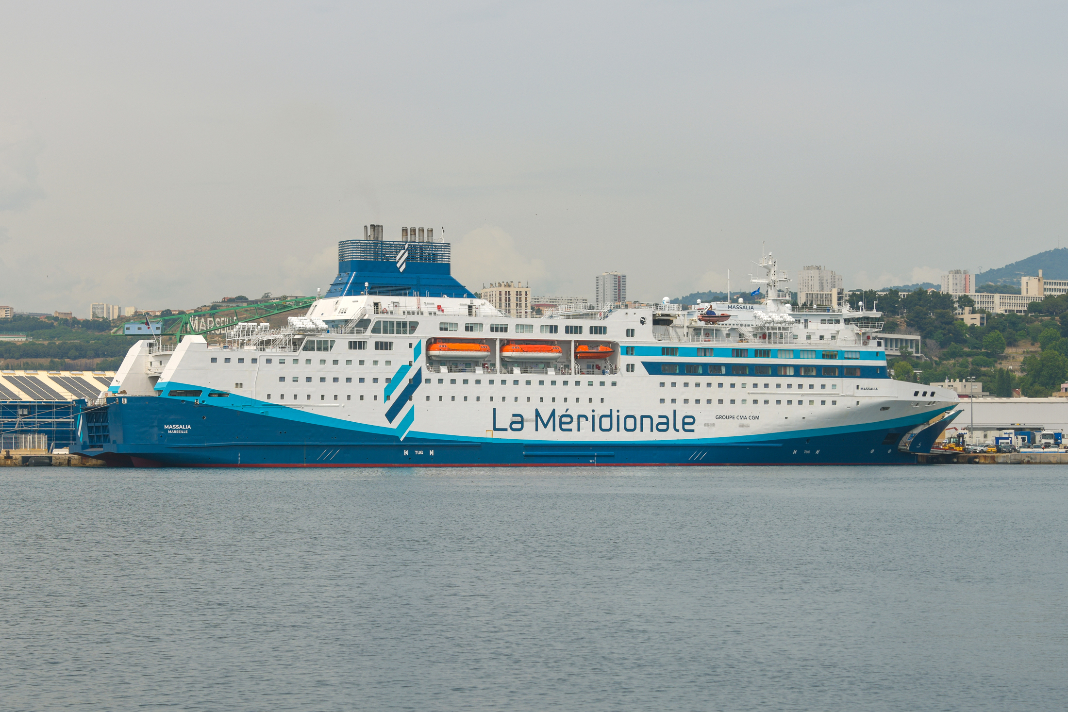 Le Massalia, ex-Normandie de Brittany Ferries, aux couleurs de La ...